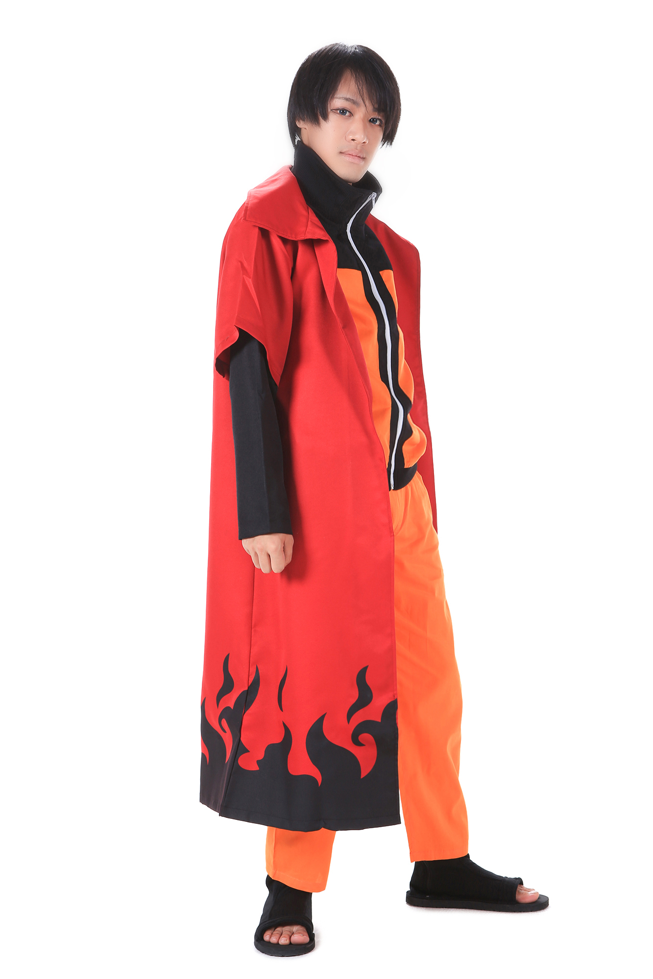 Naruto Cosplay Costume Shippuden Hidden Leaf Shinobi Uzumaki Naruto V6 ...